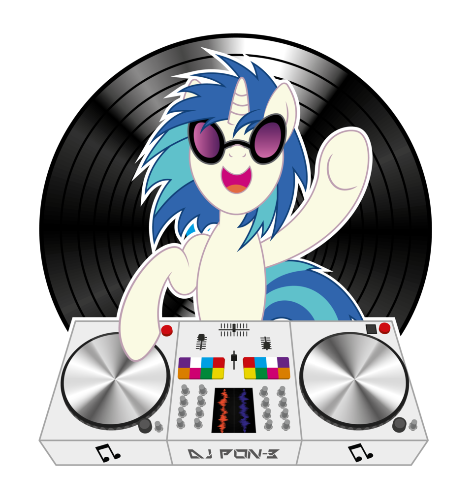 #1666146 - safe, artist:up-world, dj pon-3, vinyl scratch, pony ...
