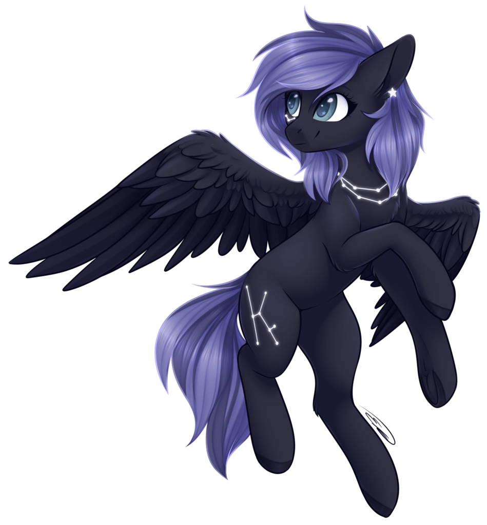 #1666286 - safe, artist:doekitty, oc, oc only, oc:starry night, pegasus ...