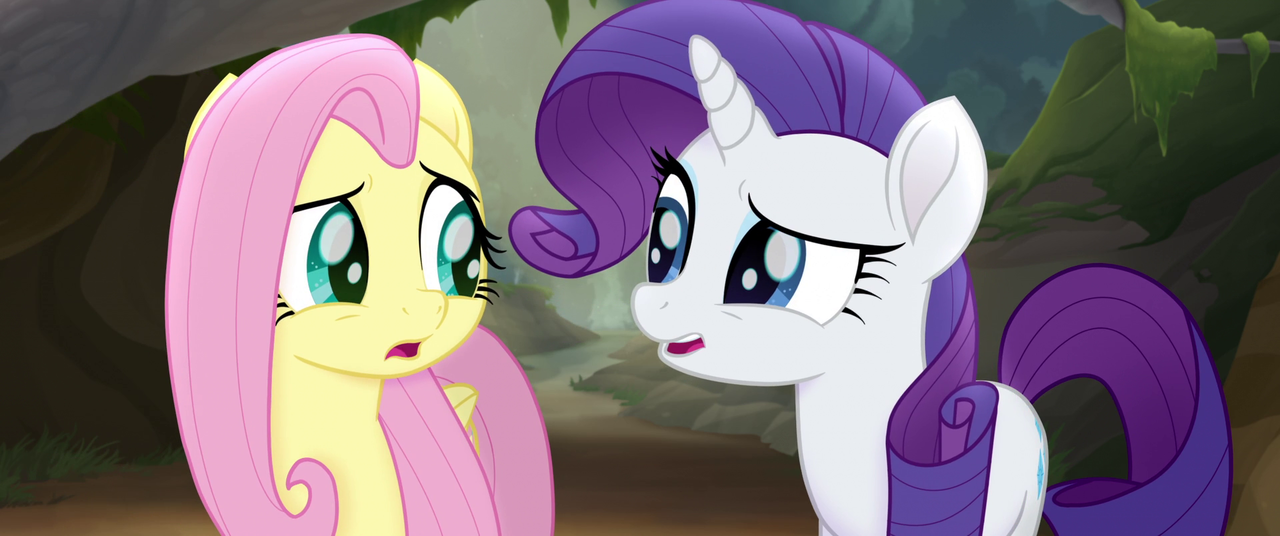 #1667122 - safe, screencap, fluttershy, rarity, pegasus, pony, unicorn ...