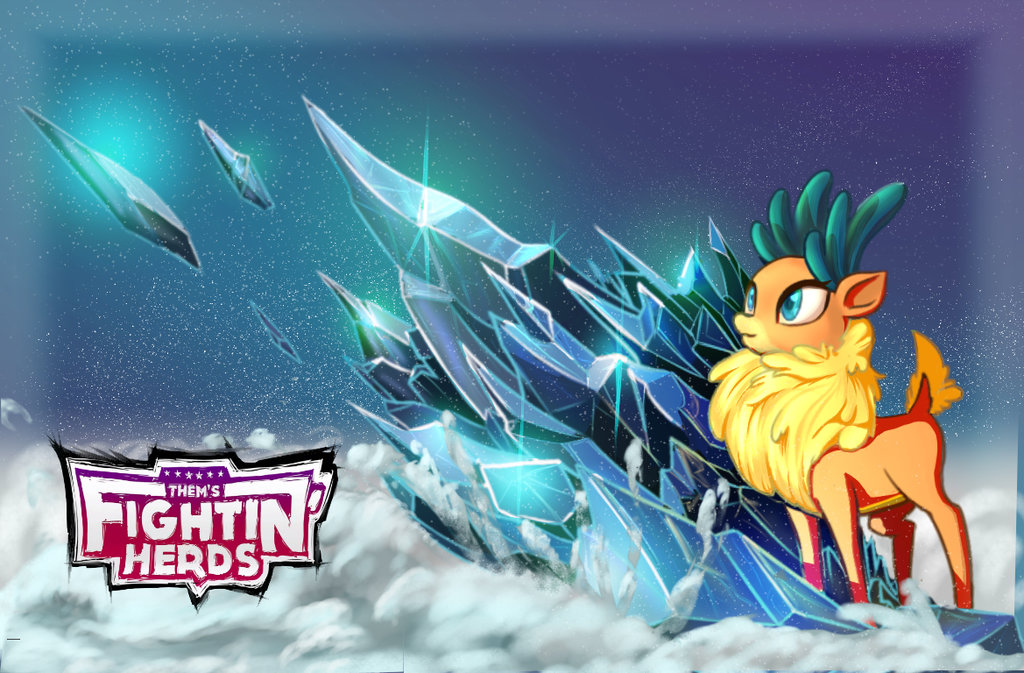 #1667739 - safe, artist:stratodraw, velvet (tfh), deer, reindeer, them ...