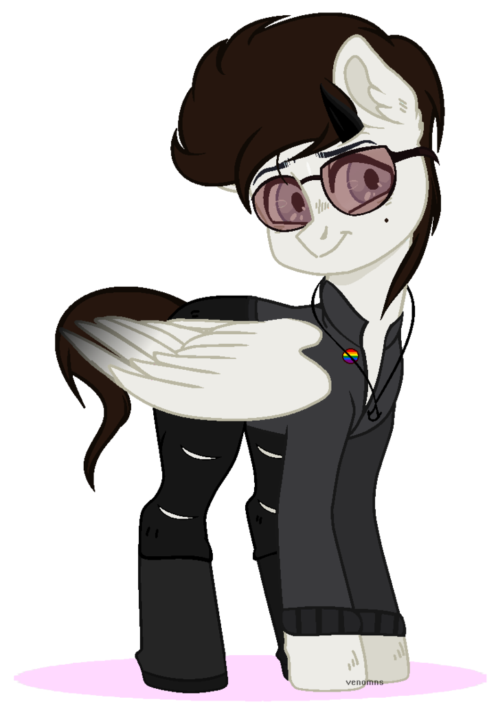 #1650695 - safe, artist:venomns, oc, oc only, oc:venom, pegasus, pony ...
