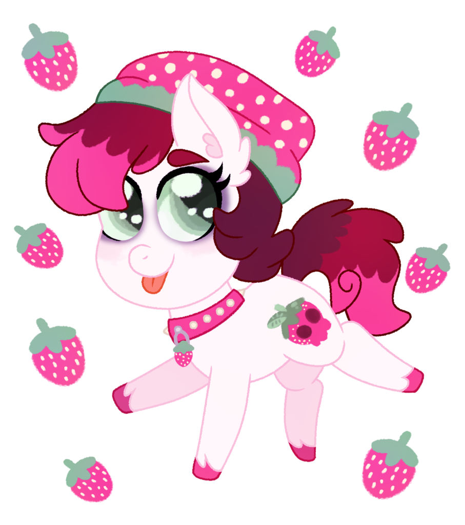 #1651368 - safe, artist:strawberry-spritz, oc, oc only, oc:spookberry smile, earth pony, pony ...