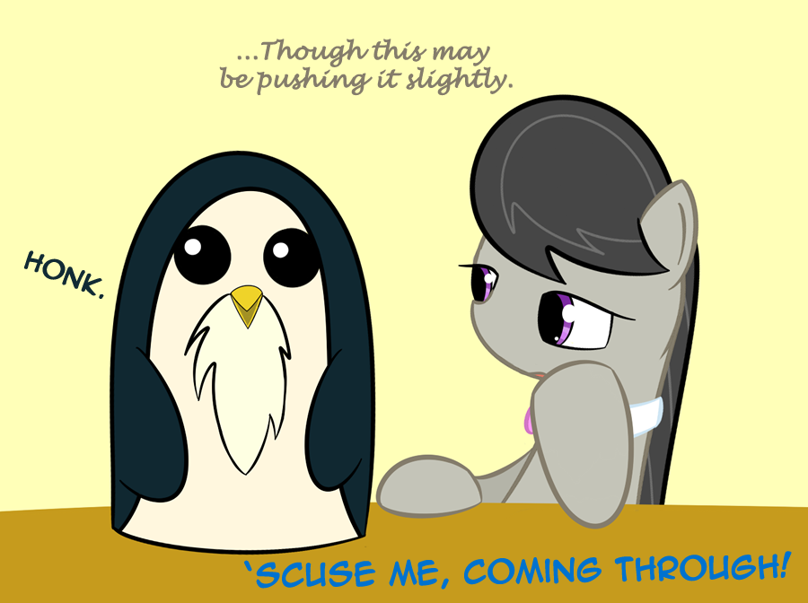 #1677776 - safe, artist:erthilo, octavia melody, bird, earth pony ...