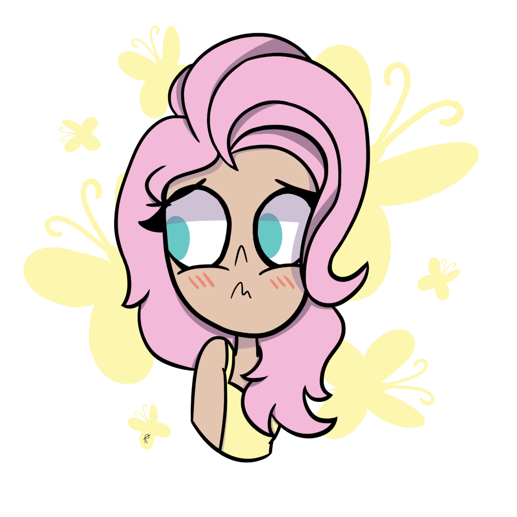 #1679105 - safe, artist:rainelathepegasus00, fluttershy, human, absurd ...