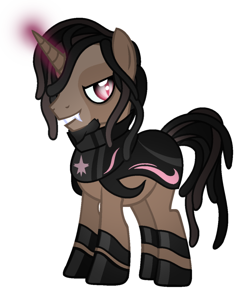 #1679380 - safe, artist:thecreativeenigma, pony, unicorn, armor, fangs ...