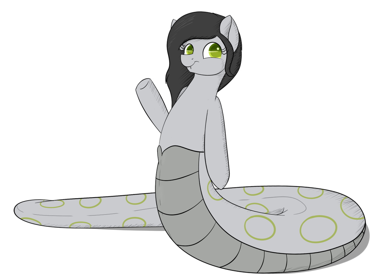 #1679471 - safe, artist:hartenas, oc, oc only, oc:lily, lamia, original ...