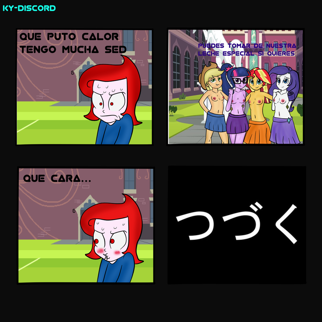 #1681686 - questionable, artist:horsecat, artist:ky-discord, edit ...