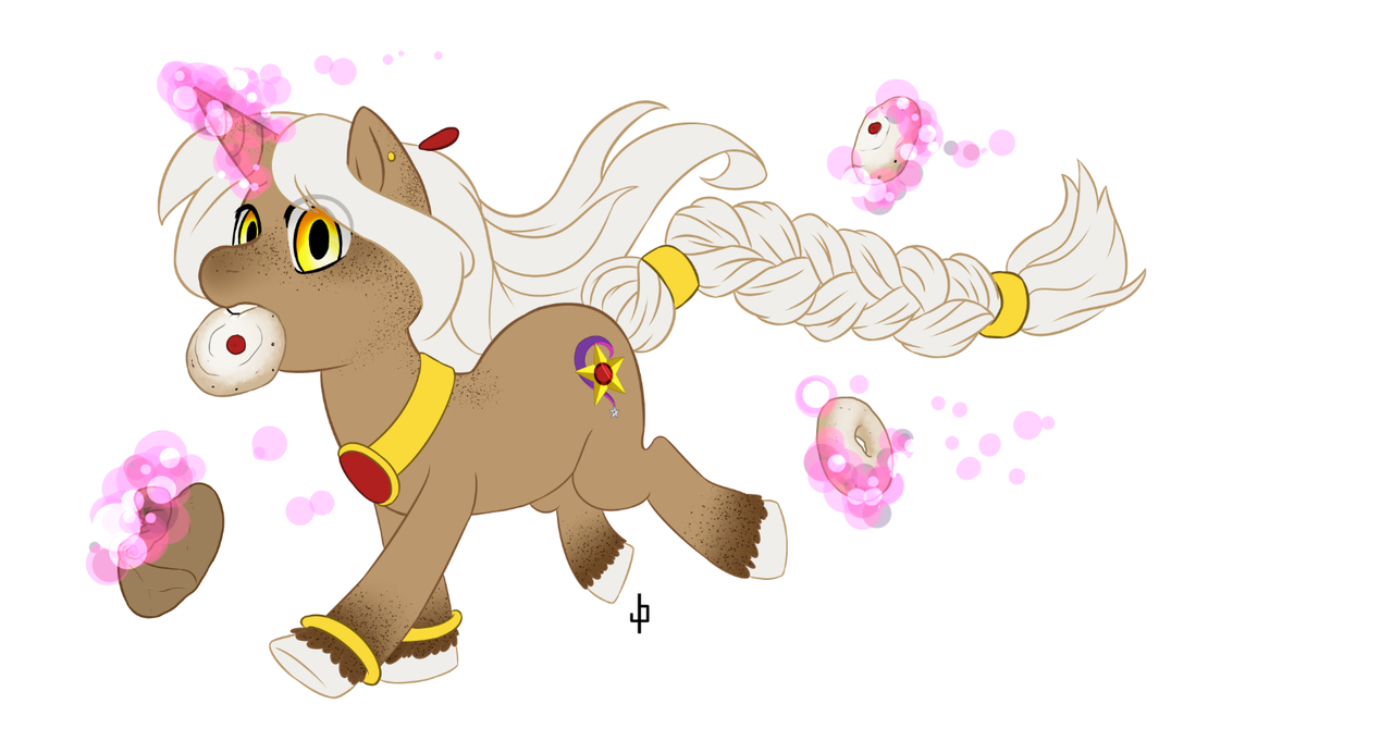 #1681690 - safe, artist:zannyhyper, oc, oc only, pony, bagel, bread ...