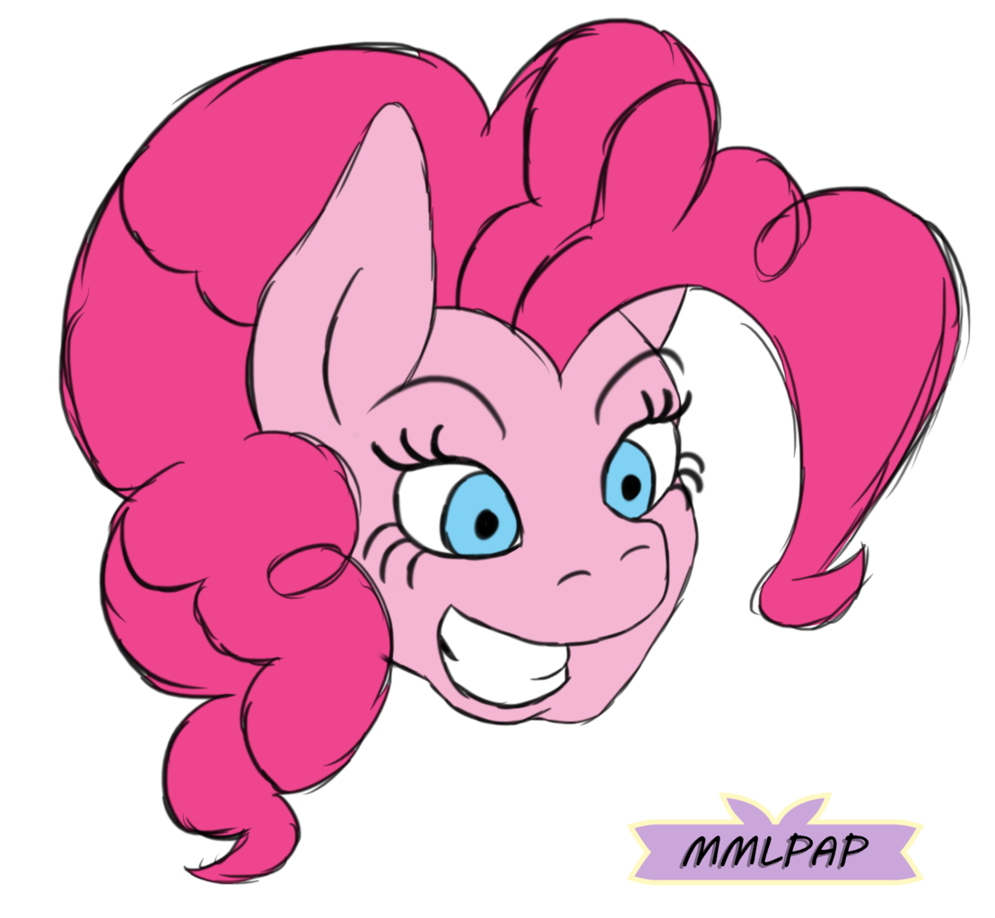 #1681922 - safe, artist:pdude, pinkie pie, absurd resolution, sketch ...