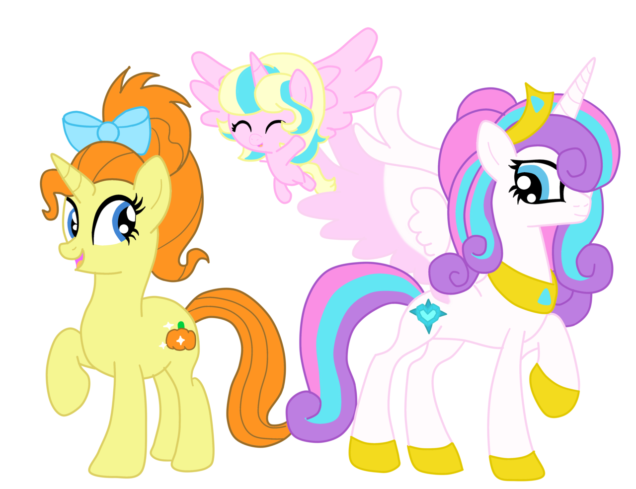 #1682231 - safe, artist:kannayui, princess flurry heart, pumpkin cake ...