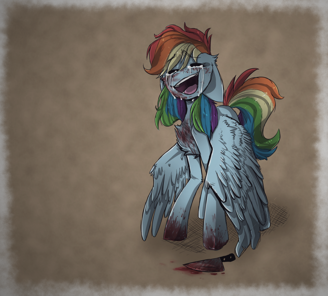 #1684023 - semi-grimdark, artist:stircrazyartist4298, rainbow dash, pegasus, pony, fanfic:rocket ...