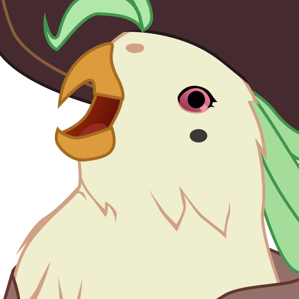 #1684373 - safe, artist:aaronmk, captain celaeno, bird, parrot, g4, my ...