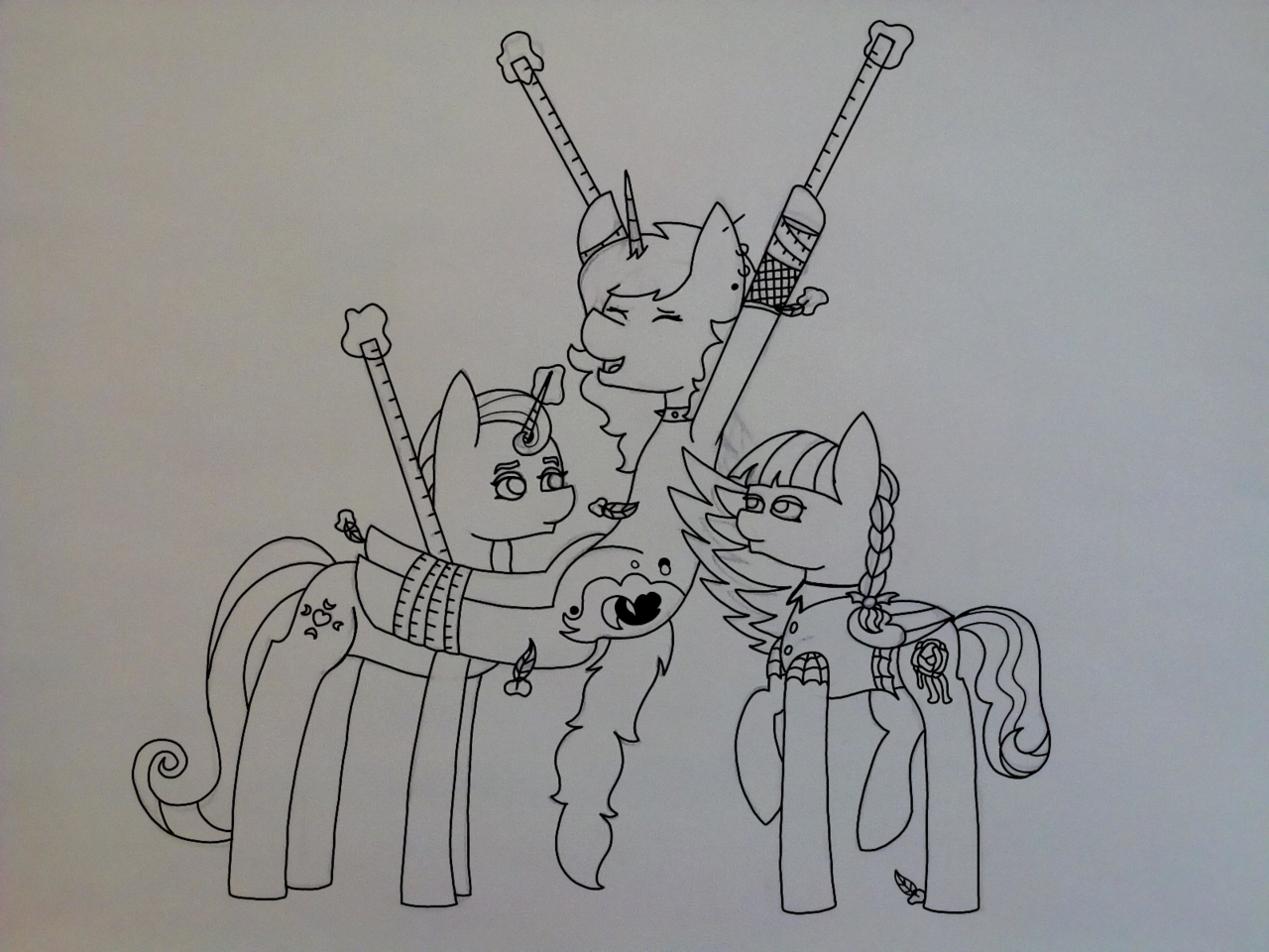 #1689530 - suggestive, artist:calibykitty, inky rose, moonlight raven ...