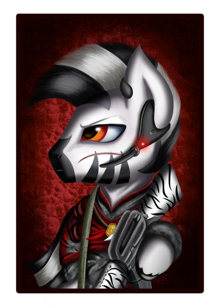 #1689536 - safe, artist:qbellas, oc, oc only, oc:xiphos, zebra, clothes ...