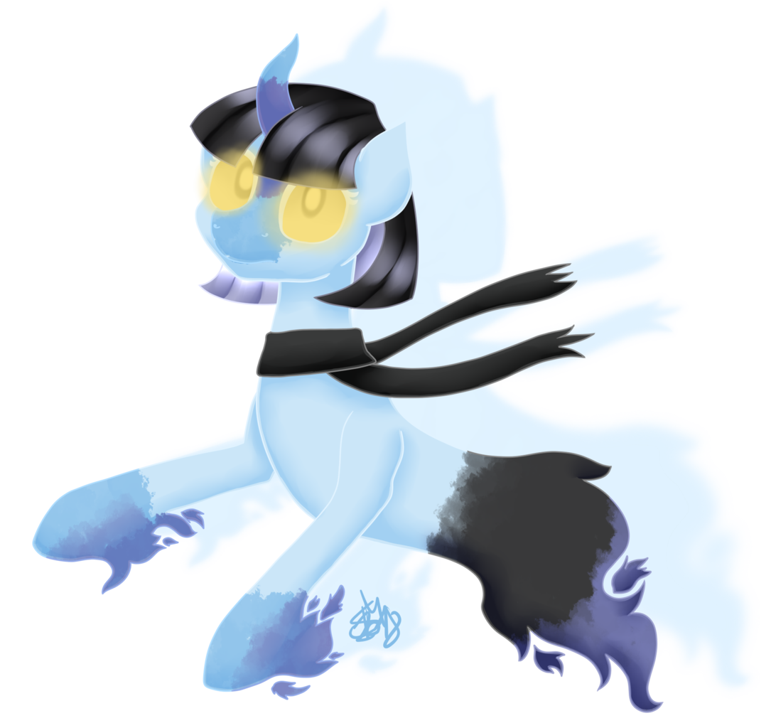 #1694849 - safe, artist:spokenmind93, oc, oc only, ghost pony, lampent ...