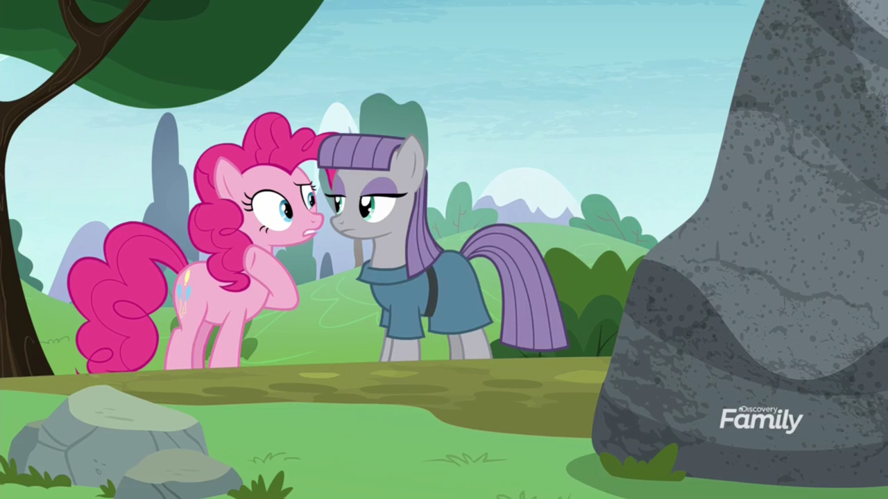 #1695353 - safe, screencap, maud pie, pinkie pie, the maud couple ...