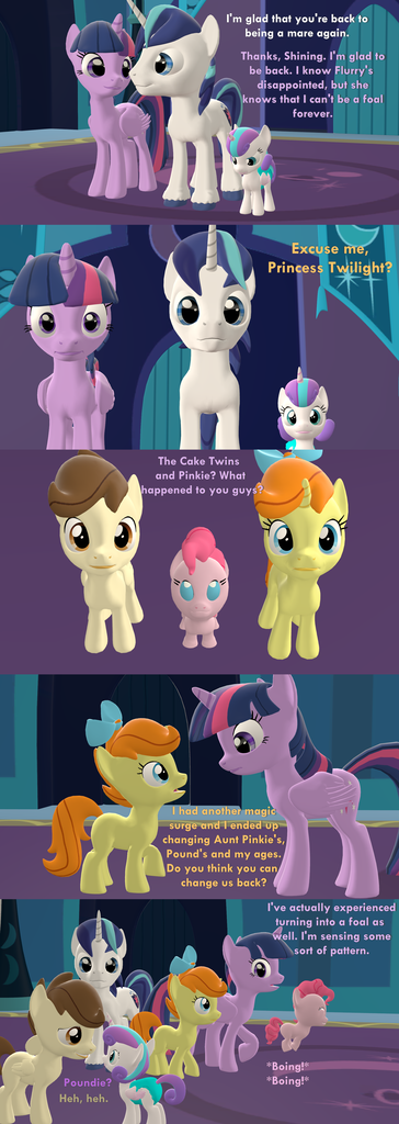 #1673310 - safe, artist:red4567, pinkie pie, pound cake, princess ...