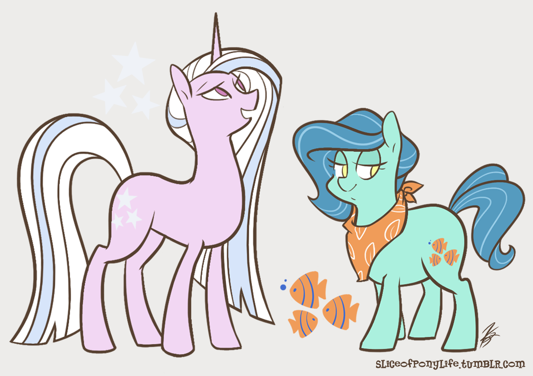 #1710472 - safe, artist:egophiliac, angel (g1), milky way (g1), earth ...