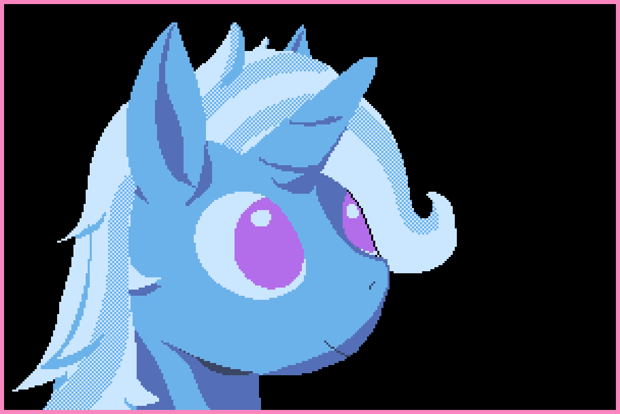 #1711483 - safe, artist:dinexistente, trixie, g4, alternate hairstyle ...