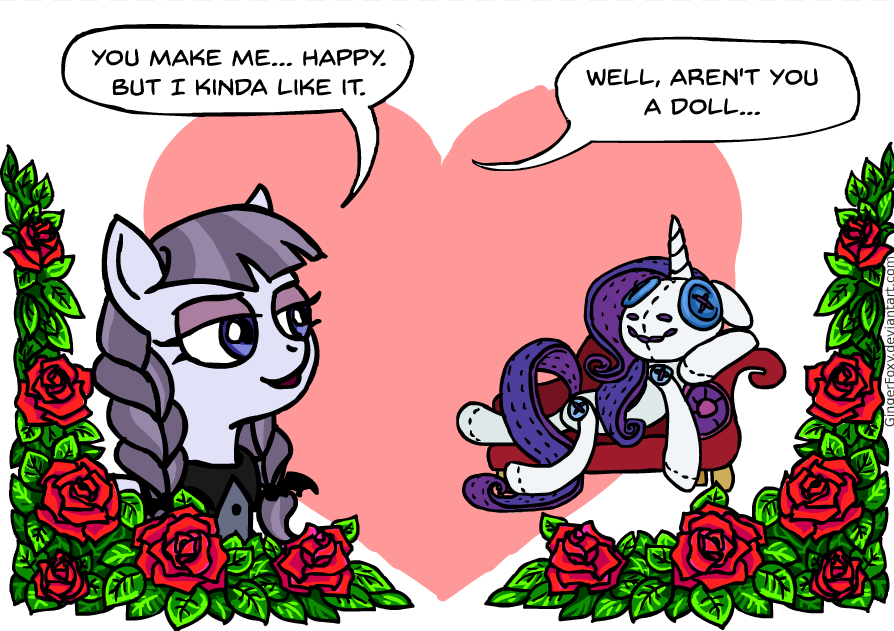 #1697237 - safe, artist:gingerfoxy, inky rose, rarity, pegasus, pony ...