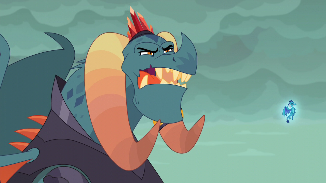 #1697328 - safe, screencap, dragon lord torch, princess ember, dragon ...