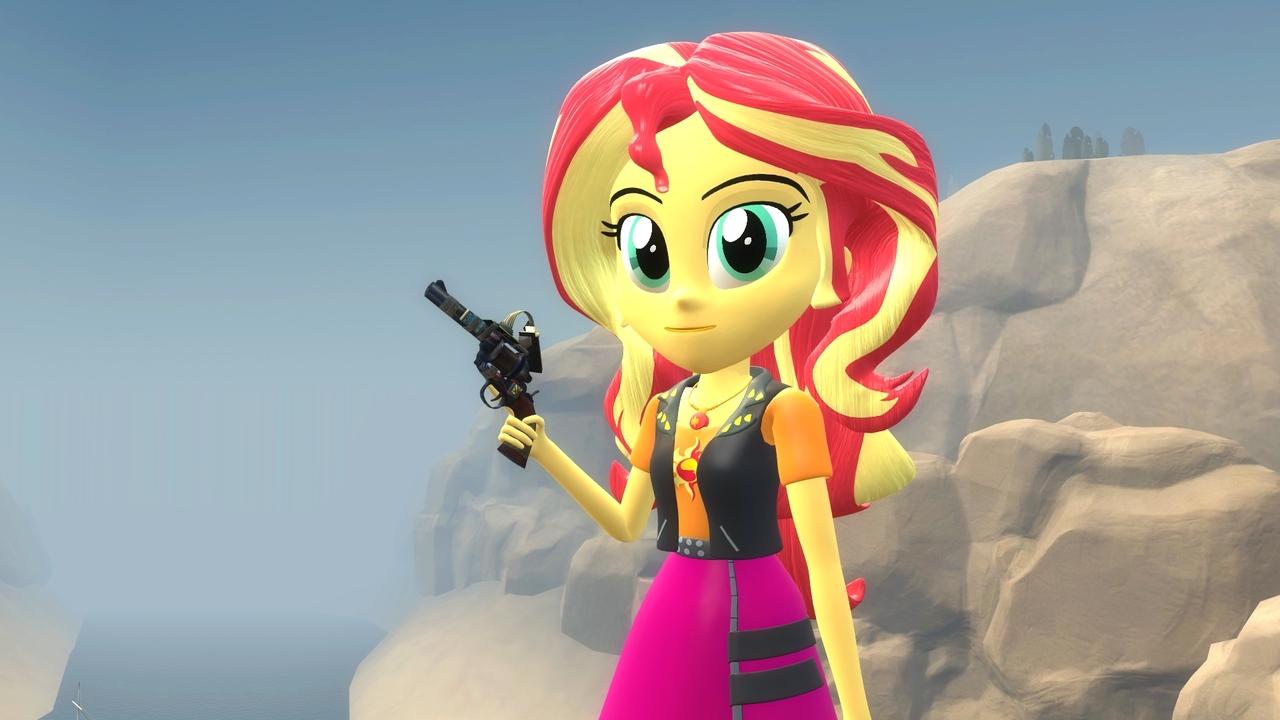 #1712429 - safe, artist:fivefreddy, sunset shimmer, equestria girls, g4 ...