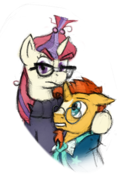 #1713637 - safe, artist:tail-call, moondancer, sunburst, angry, female ...