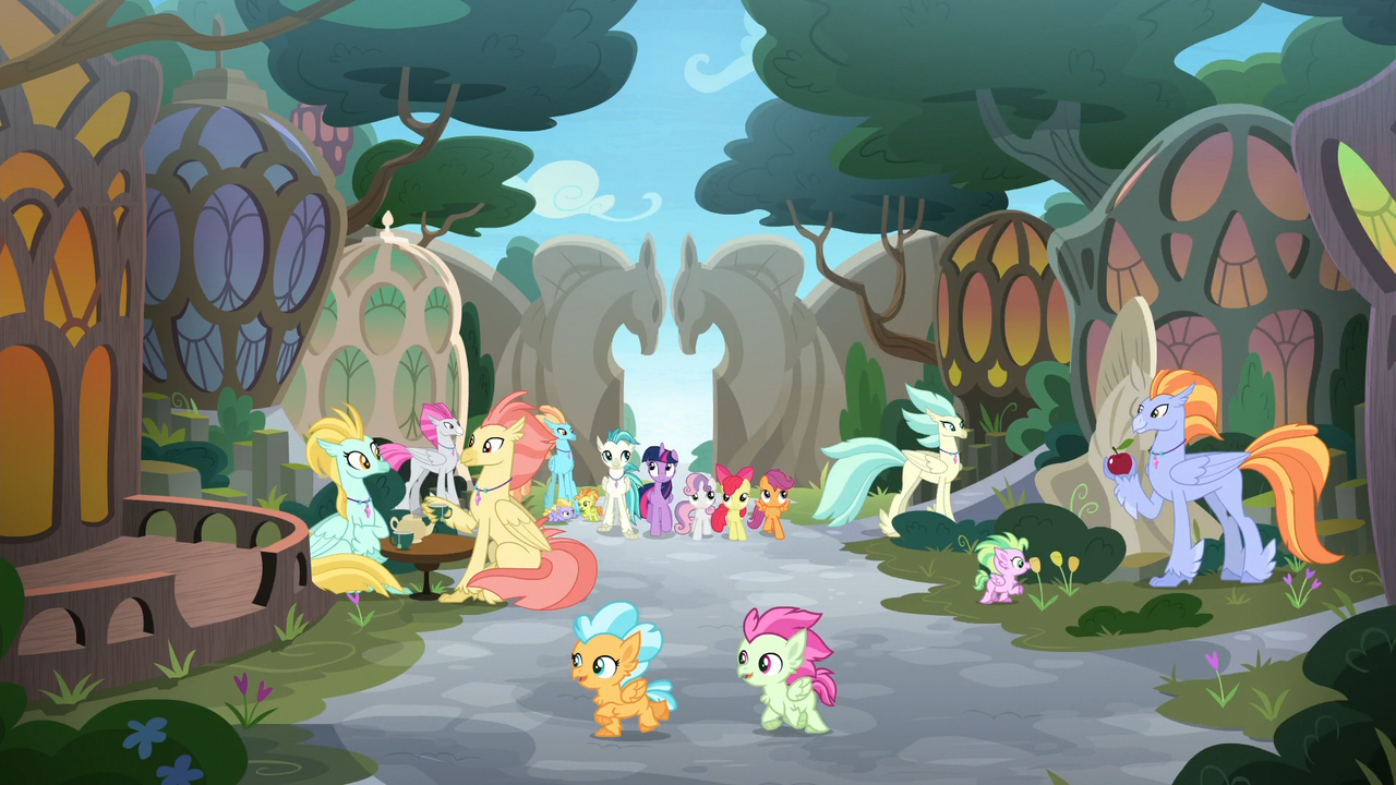 #1714476 - safe, screencap, apple bloom, coral dust, coral sunburst ...