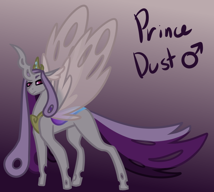 #1716247 - safe, artist:eppyminecart, oc, oc only, oc:prince dust, changeling, hybrid, icey ...