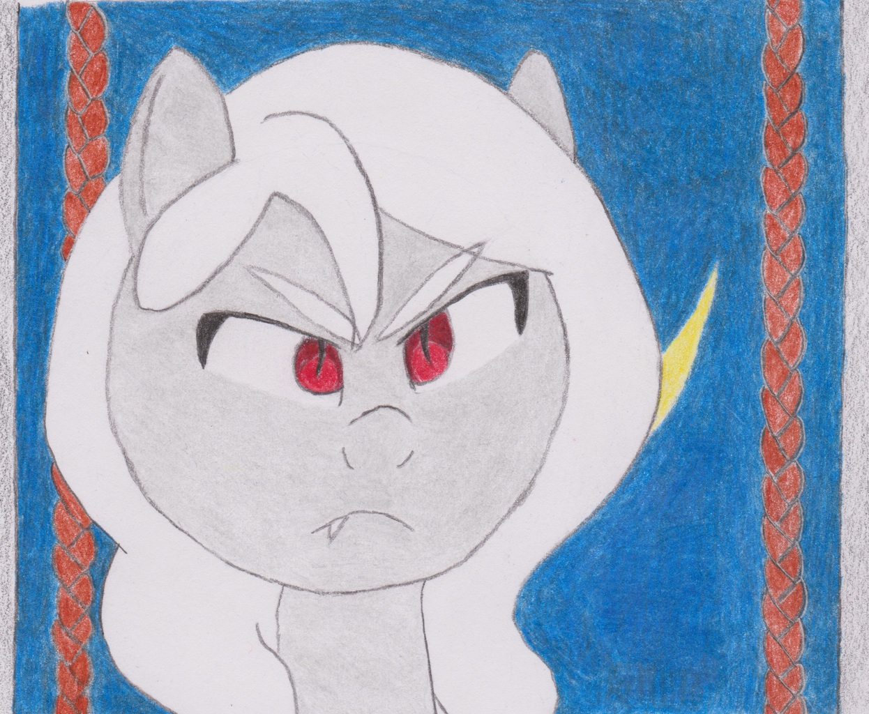 #1716706 - safe, artist:helzg, oc, oc only, oc:dracula, pony, vampire ...