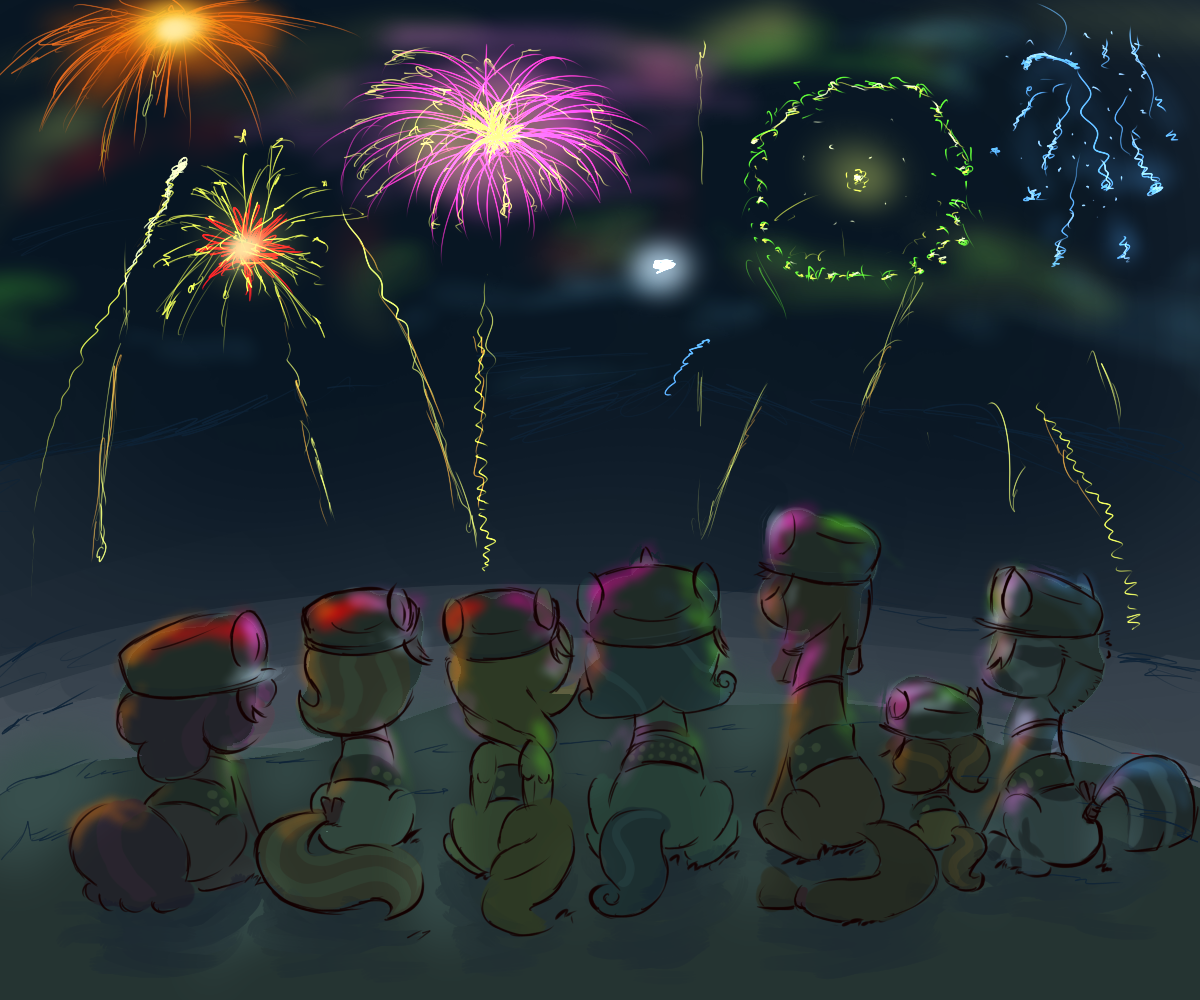 #1717888 - safe, artist:aa, tag-a-long, oc, oc:berry munch, oc:do-si-do ...