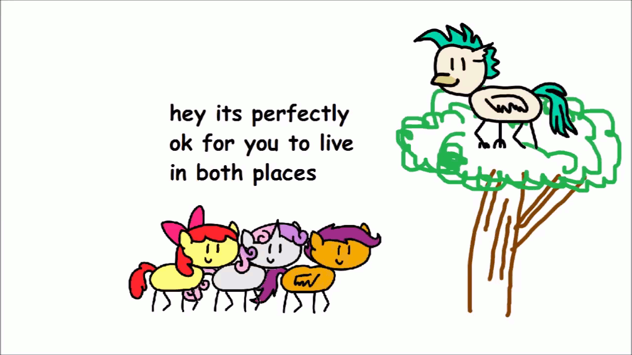 #1718719 - safe, artist:round trip, screencap, apple bloom, scootaloo ...