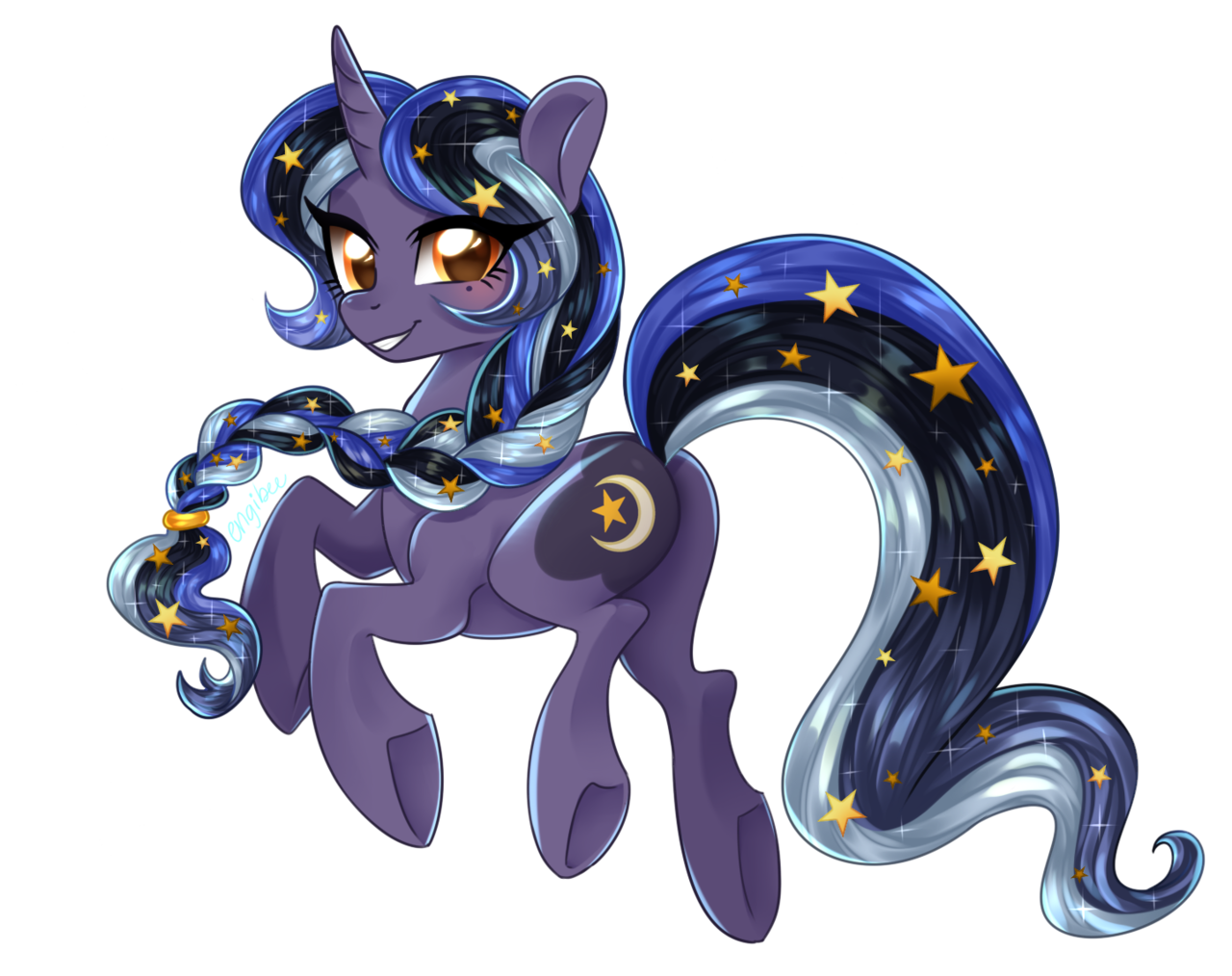 #1718890 - safe, artist:kaikururu, oc, oc only, oc:persephone, pony ...