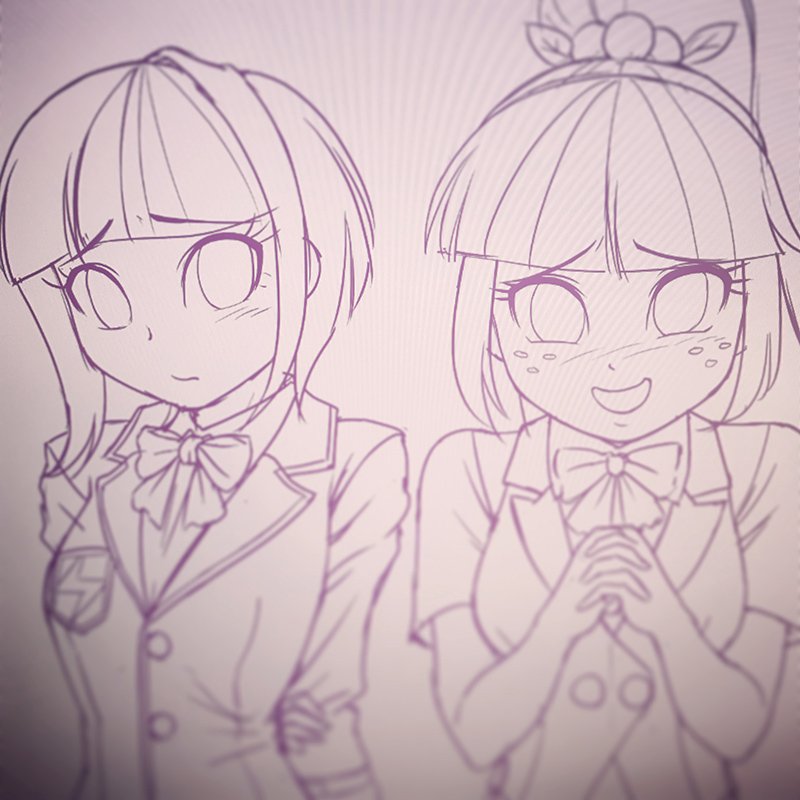 #1720652 - safe, artist:uotapo, sour sweet, sunny flare, equestria ...