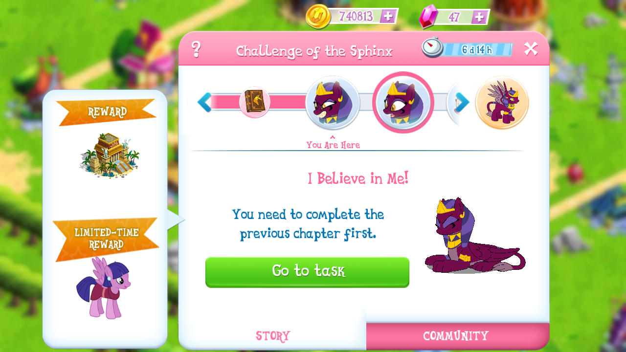 #1700946 - safe, gameloft, sphinx (character), pegasus, pony, sphinx ...