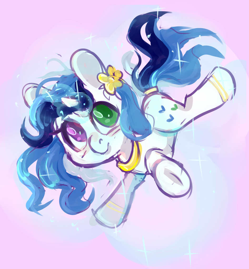 #1702524 - safe, artist:crystalfilth, oc, oc:amate, flower, flower in ...