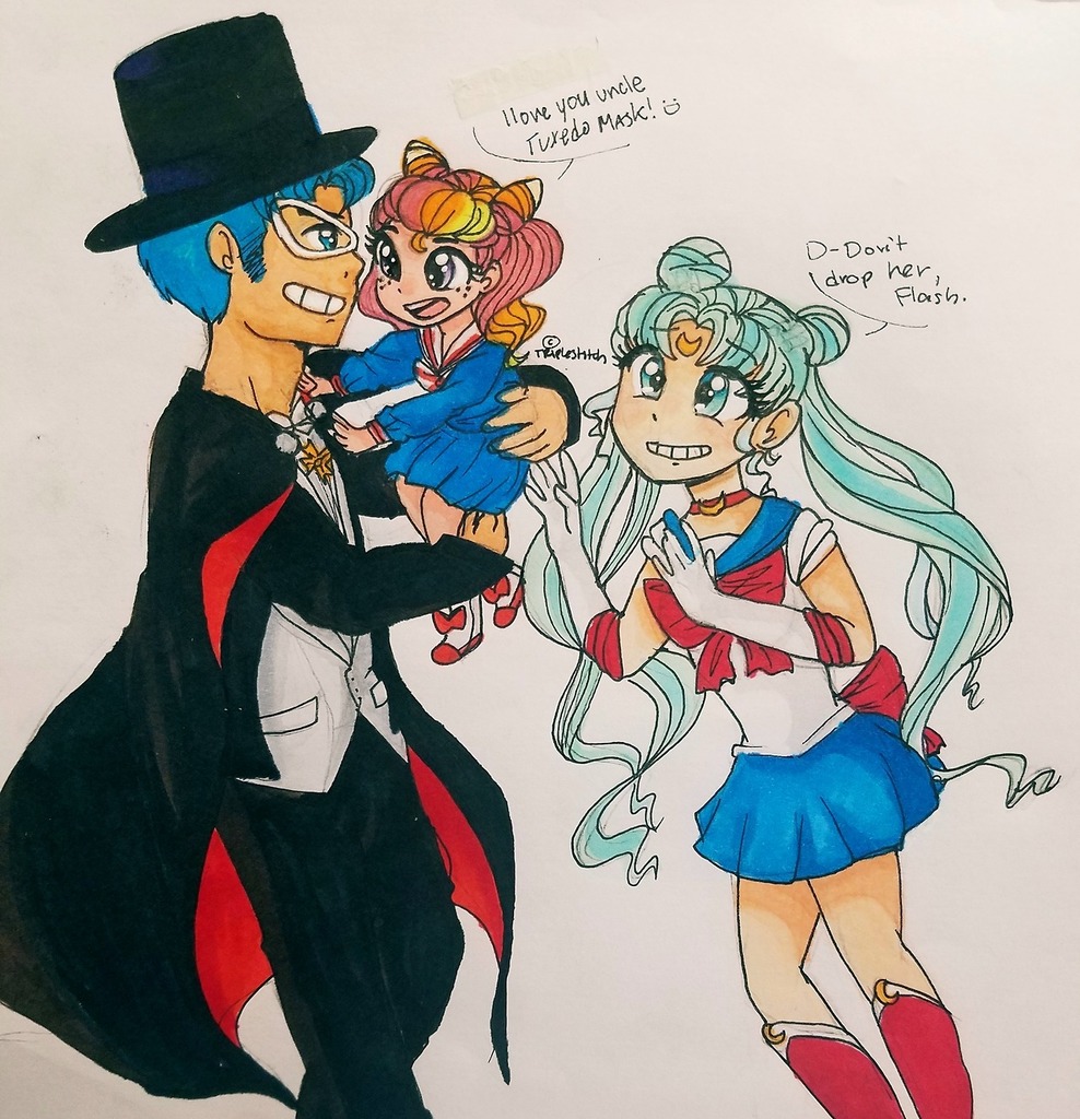 #1728757 - safe, artist:triplestitch, coco pommel, flash sentry, oc, oc ...