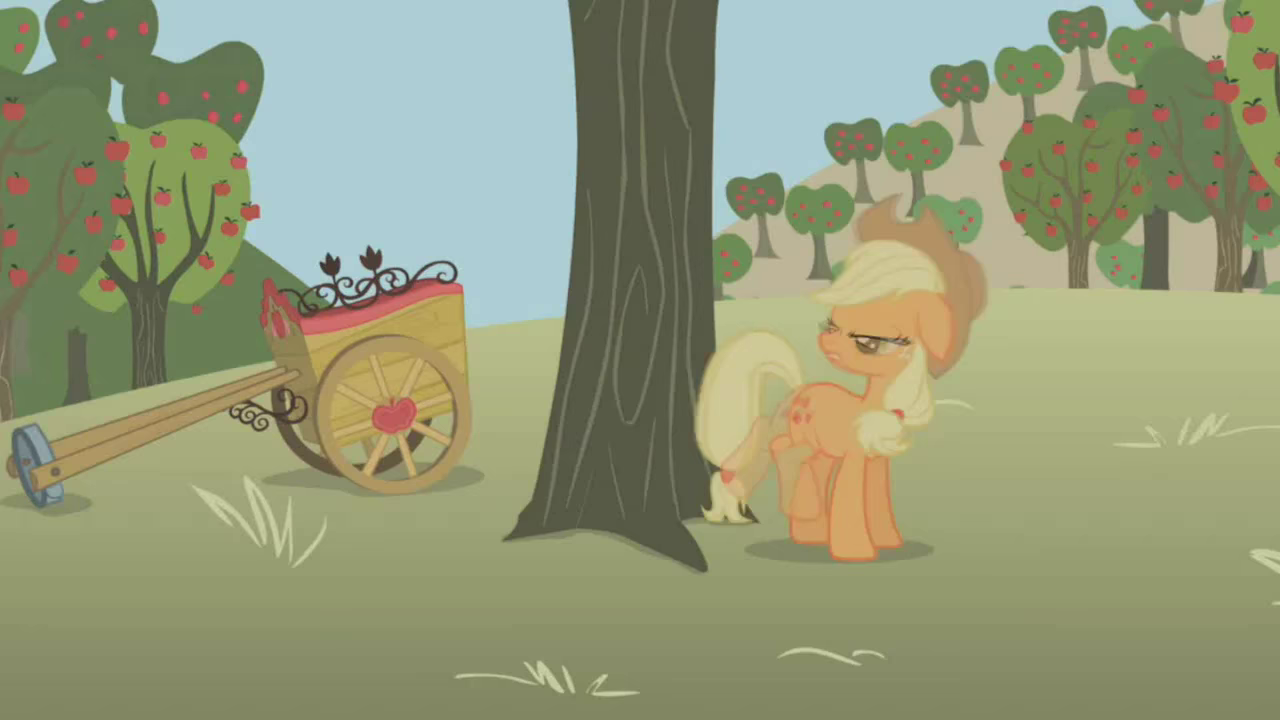 #1728856 - safe, edit, edited screencap, screencap, applejack, earth ...