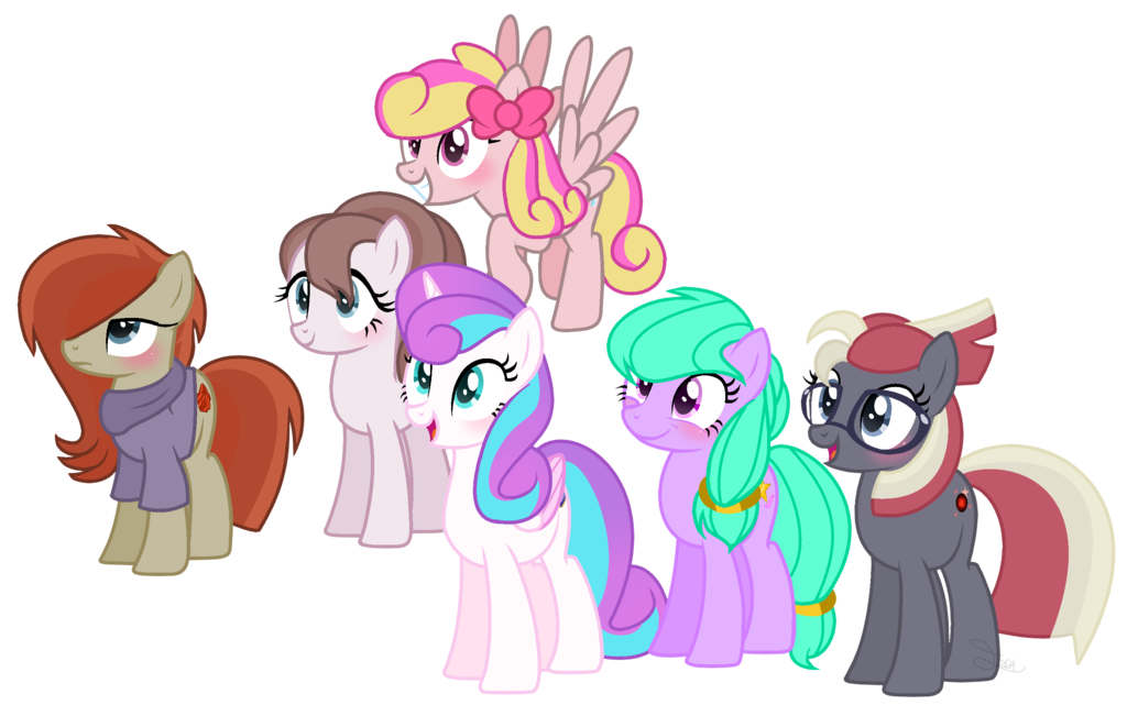 #1730575 - safe, artist:leanne264, princess flurry heart, oc, oc:apple ...
