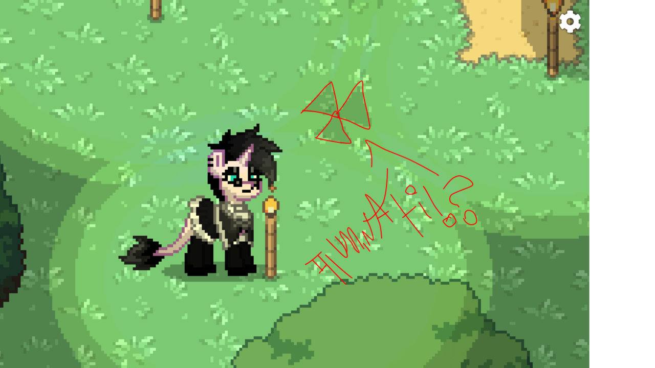 #1732631 - safe, oc, oc:fuchsia flame, pony, pony town, dark, game ...