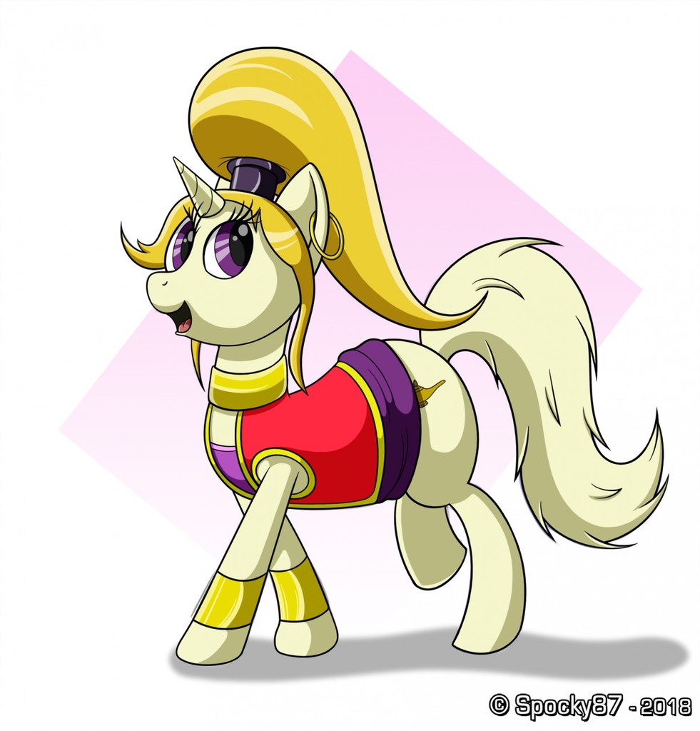 #1733058 - safe, artist:spocky87, oc, oc only, oc:sabrina, genie, pony ...