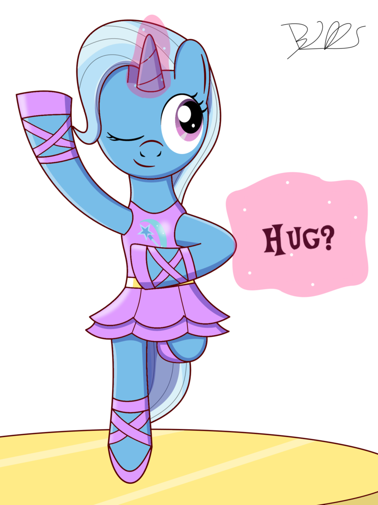 #1733471 - safe, artist:trackheadtherobopony, trixie, pony, ballerina ...