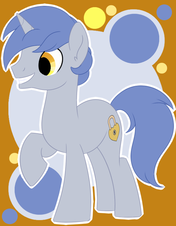 #1736255 - safe, artist:missbramblemele, oc, oc only, oc:locke tumbler, pony, unicorn, male ...