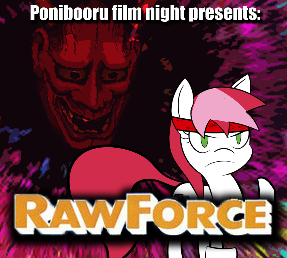 #1736750 - safe, artist:daisyhead, oc, oc only, oc:flicker, ponibooru film night, raw force ...