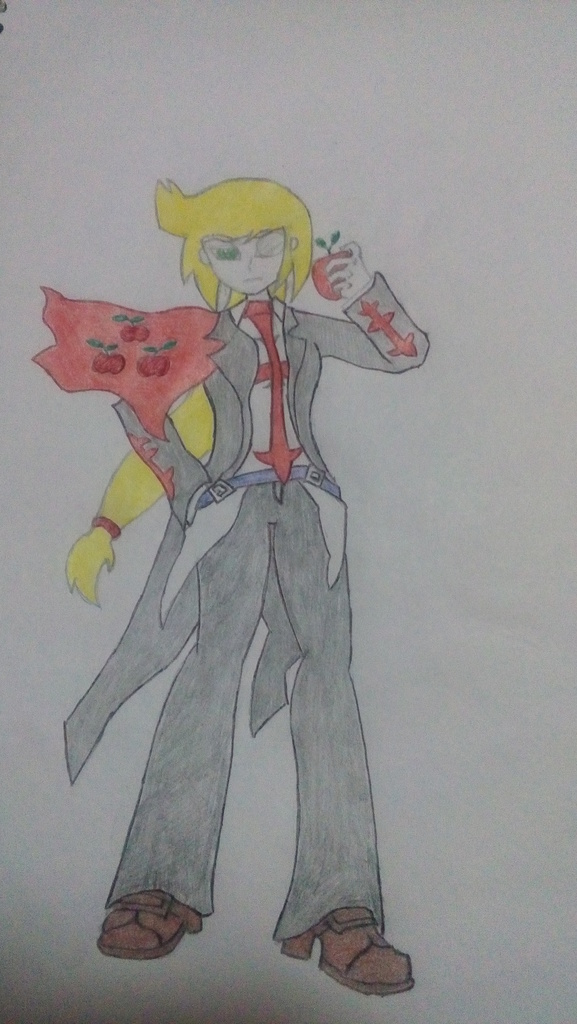 #1722258 - safe, artist:mfib, applejack, equestria girls, apple vampire ...