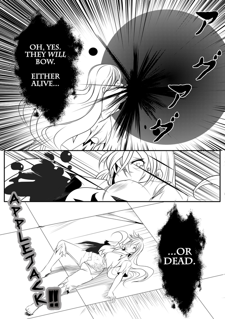 #1737320 - grimdark, grotesque, artist:0ryomamikado0, applejack, human ...