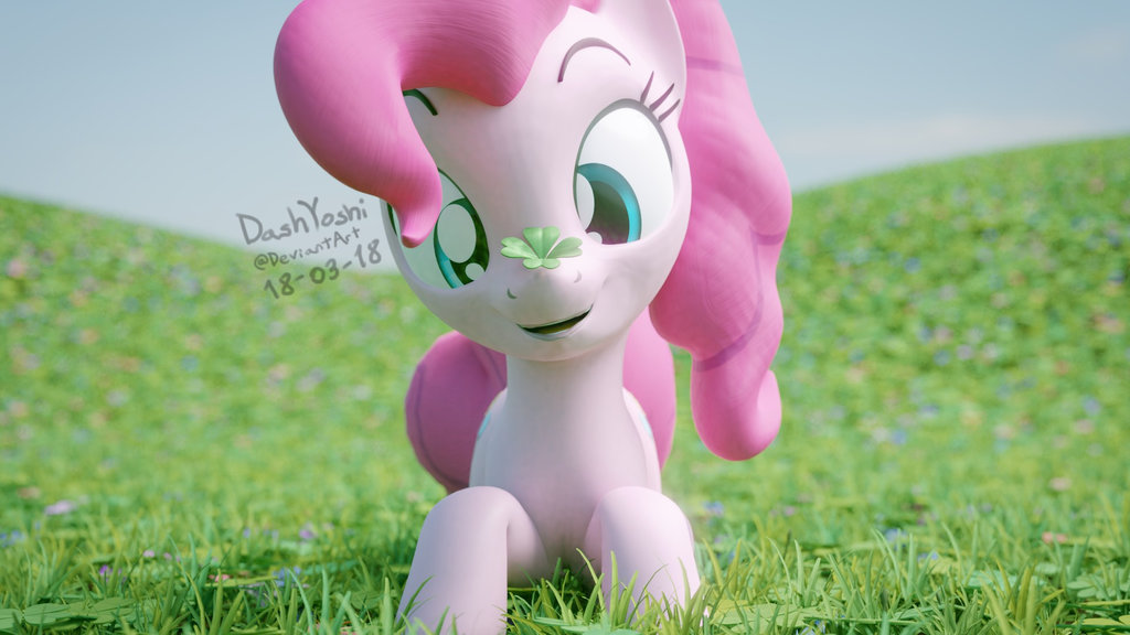 #1737418 - safe, artist:dashyoshi, pinkie pie, earth pony, pony, g4, 3d ...