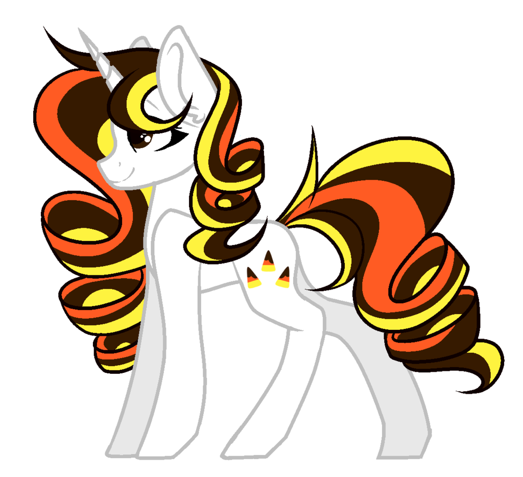 #1738343 - safe, artist:mintoria, oc, oc only, oc:coco candy corn, pony ...