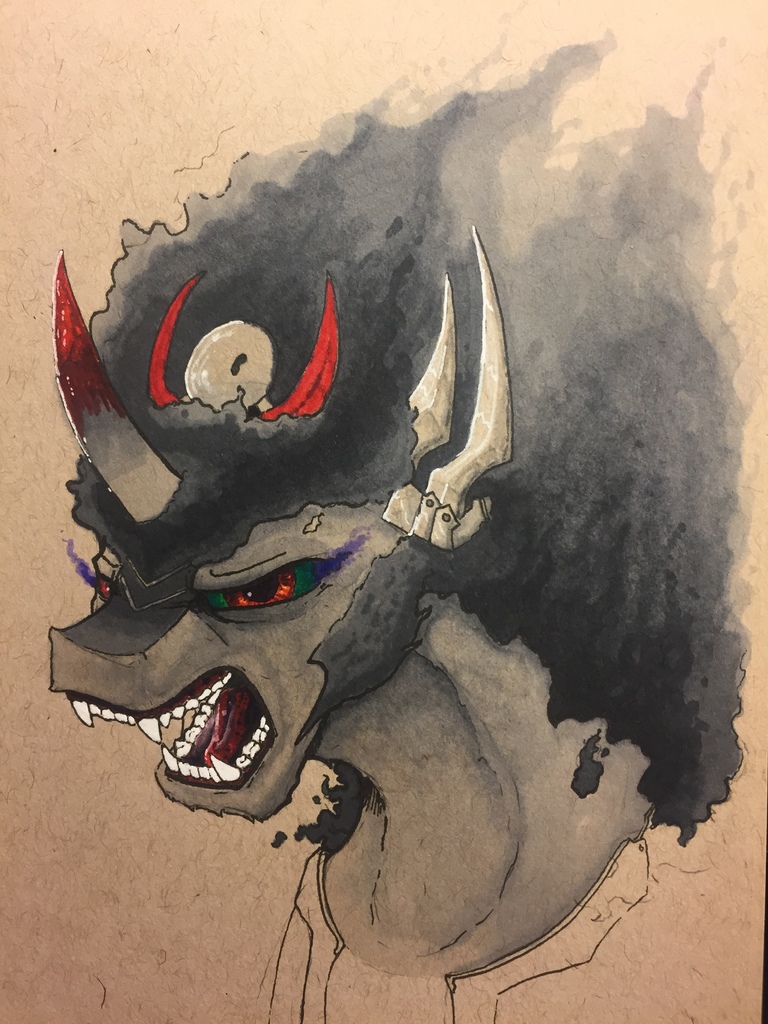 #1741843 - safe, artist:greyscaleart, king sombra, pony, umbrum ...