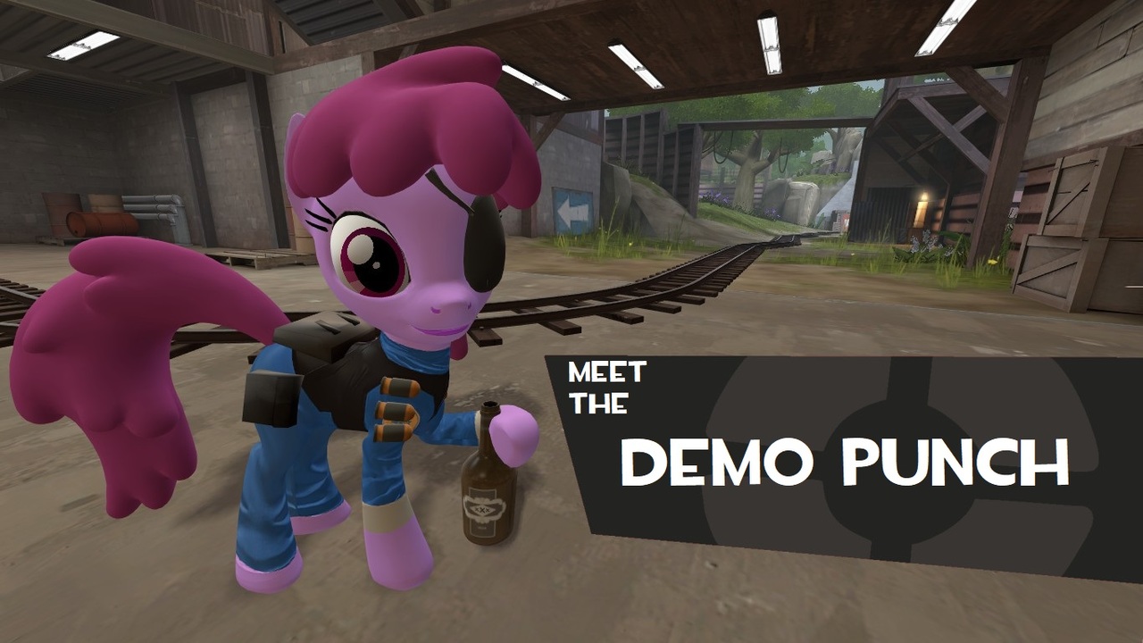 #1744932 - safe, artist:thecrucifieddevil, berry punch, berryshine, 3d ...